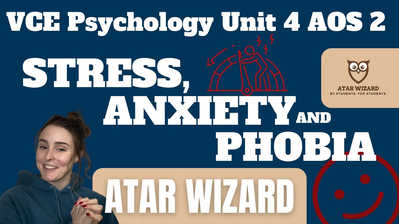 VCE Psychology Unit 4 AOS 2, mental wellbeing as a continuum, stress, anxiety and phobia.