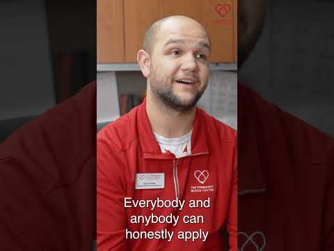"It's something bigger than yourself" | Careers at The Community Blood Center