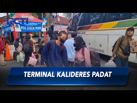 Lima Ribu Pemudik Tiba di Terminal Kalideres, Jakarta Barat