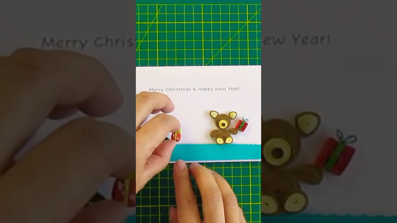 Easy DIY Christmas Card | Let’s make this DIY Christmas card for friend and family 😊🎄🎅🏾