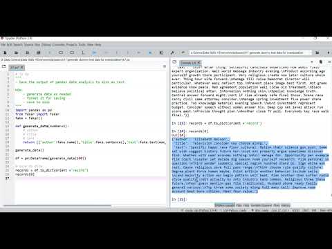 #6 Save multiple text files to disk in Python