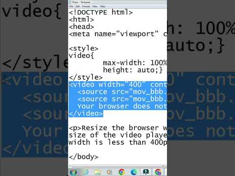 How to design Video Player in HTML