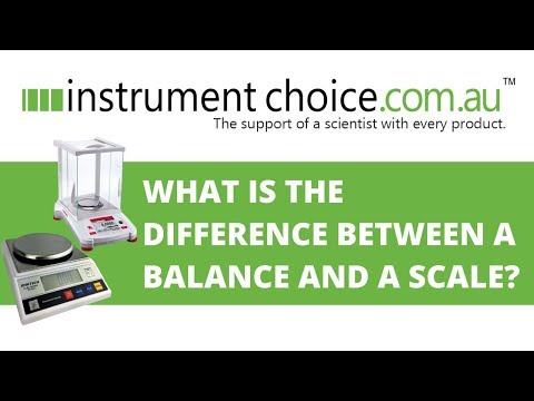 What is the Difference Between a Balance and a Scale?