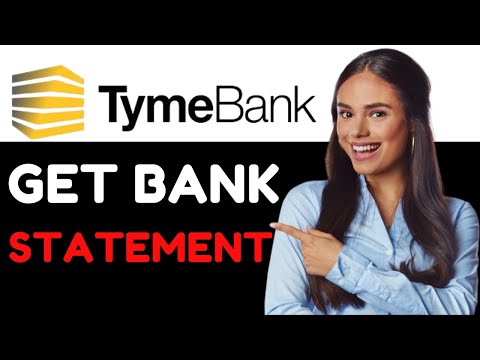 HOW TO GET BANK STATEMENT ON TYMEBANK APP 2024! (FULL GUIDE)