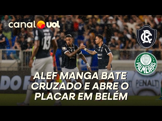 Palmeiras tem gol anulado no fim, empata com Remo e vê Fla se aproximar