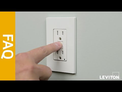 Leviton - GFNT1-W - Duplex Receptacle, GFCI, 15 A/125VAC, 5-15R, Screw ...