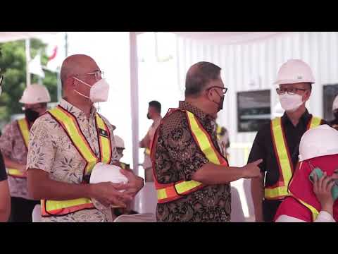 Ground Breaking of PT Apparel One Indonesia new factory, November 29, 2022, Semarang, Indonesia.