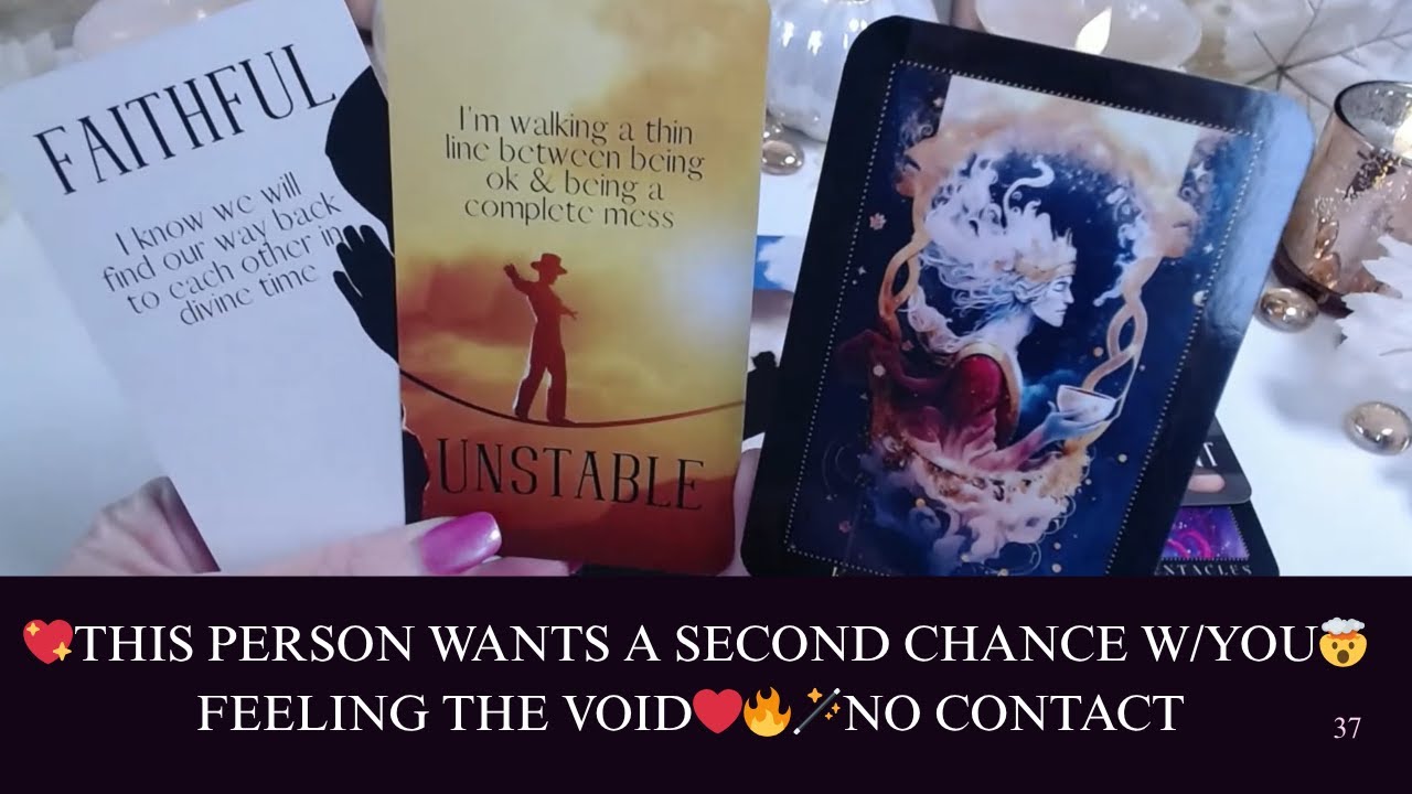 💖THIS PERSON WANTS A SECOND CHANCE W/YOU🤯FEELING THE VOID❤️‍🔥🪄NO CONTACT COLLECTIVE LOVE TAROT💓