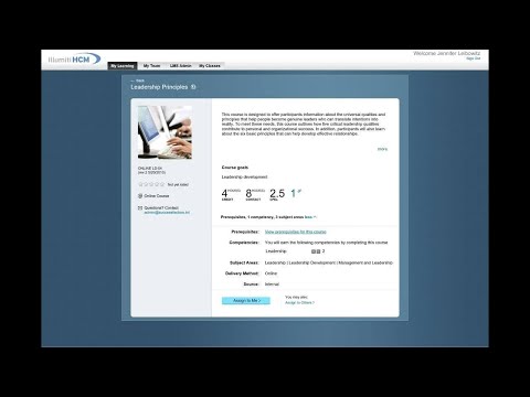 Welcome to SAP SuccessFactors Learning Management System