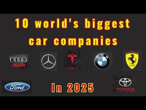 Top 10 World's biggest car companies in 2025
