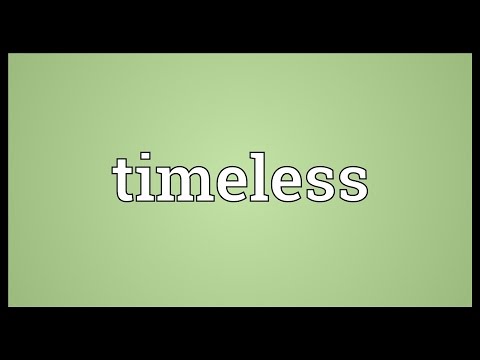 Timeless Meaning