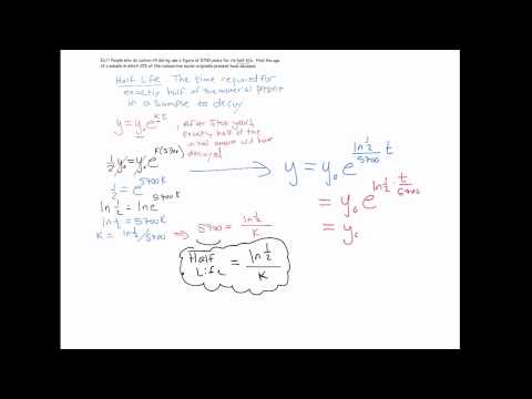 The Half Life Formula