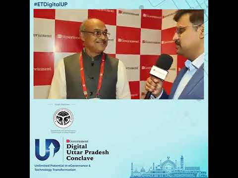 Sanjay Rakesh, MD & CEO, CSC SPV sharing invaluable insights at the #ETDigitalUP