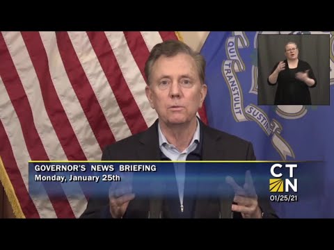 Governor Lamont's January 25, 2021 4PM Coronavirus Update