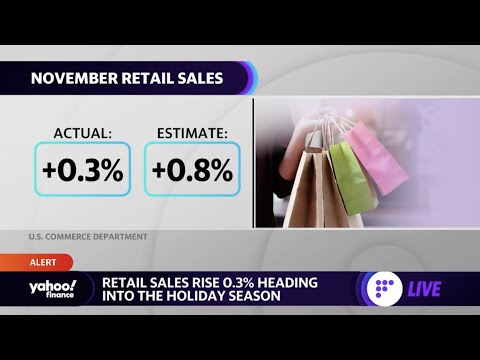 U.S. retail sales rise 0.3% in November, decelerating slightly