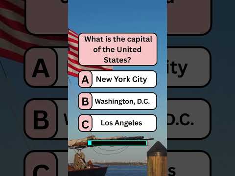 What is the capital of the United States?#triviatricks #knowledgequiz #english #learnenglish #quiz