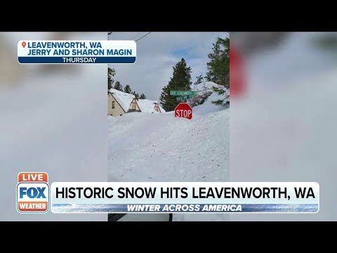 Leavenworth, Washington Buried In 3 Feet Of Snow
