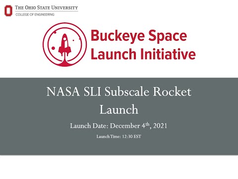NASA SLI Subscale Launch 2021