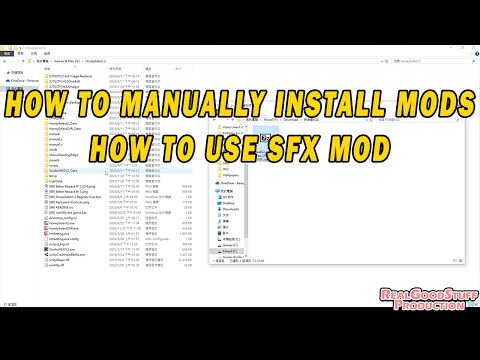 Honey Select 2 Quick Guide For Manual Install Mods & How to use SFX Mod - RealGoodStuff Production
