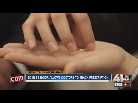 Edible sensor allows doctors to track prescription