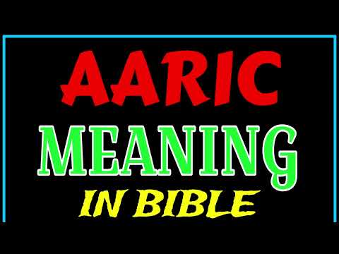 AARIC Name Meaning In Bible | AARIC meaning in English | AARIC name meaning In Bible