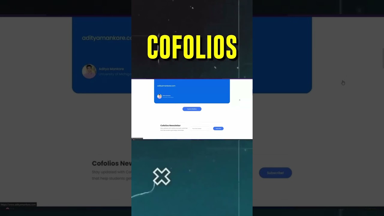 Portfolio website inspirations - Cofolio #coding #github #codinglife #coder #coders #programming