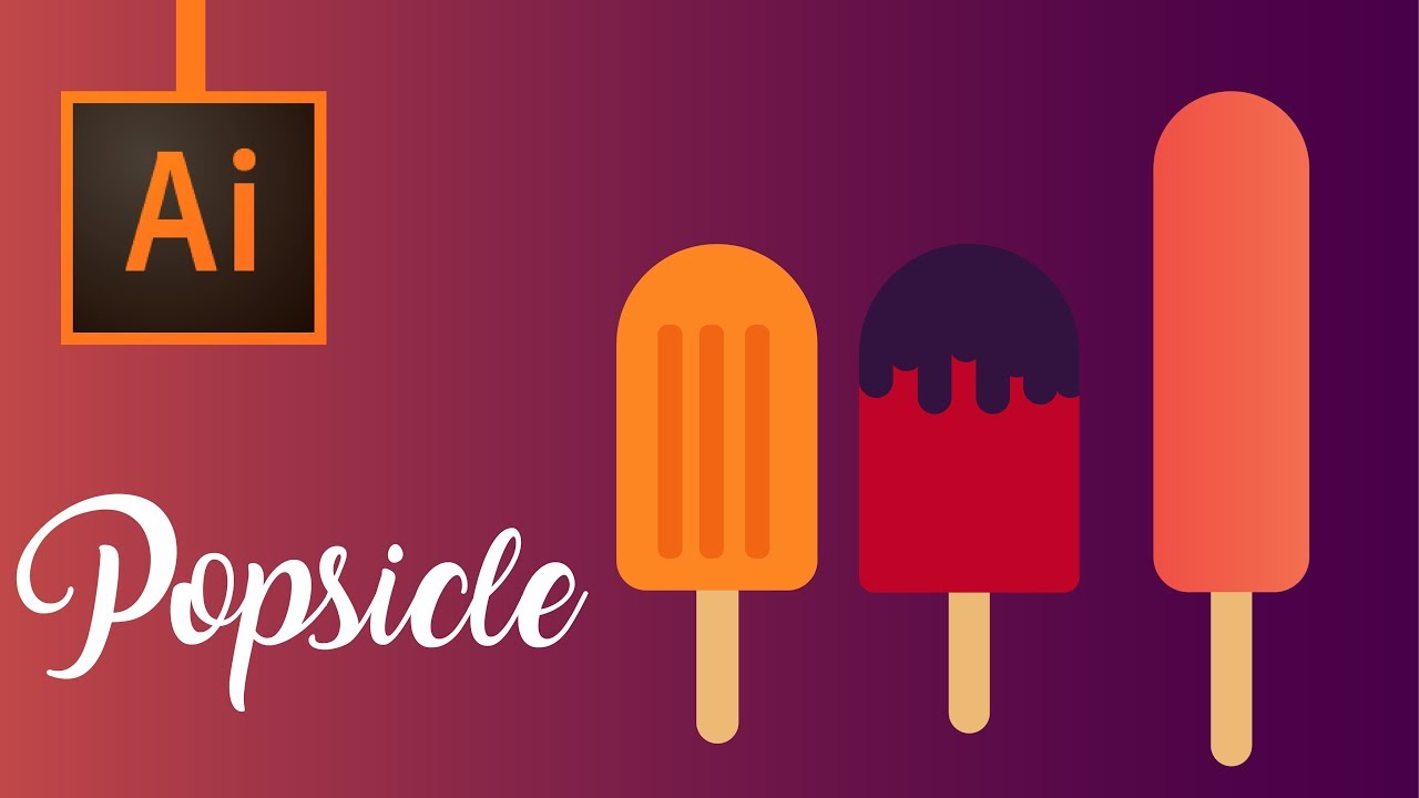 How To Create a Vector Popsicle in Adobe Illustrator