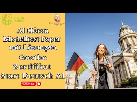 A1 Goethe Listening Practice for Beginners | Start Deutsch 1 Zertifikat | German Exam 2024