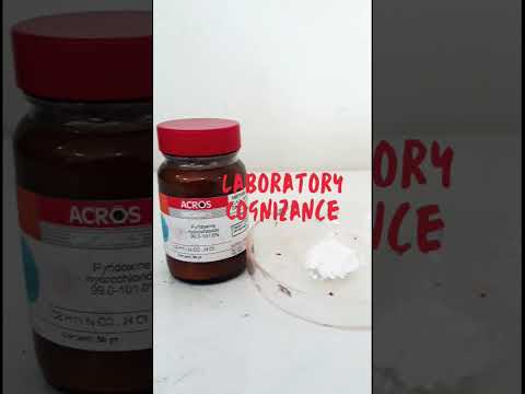 #pyridoxinehydrochloride #pyridoxine #hydrochloride #labchemicals #laboratorylife