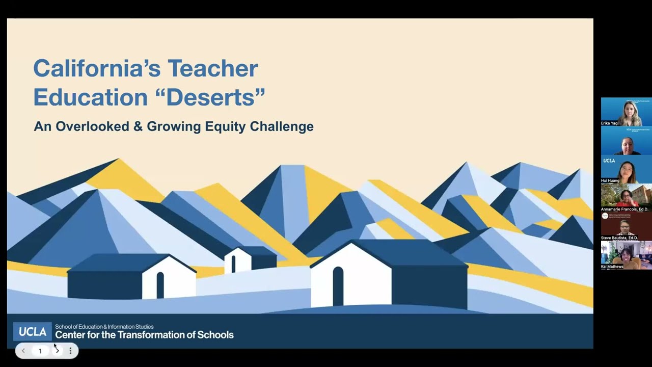 California’s Teacher Education “Deserts”