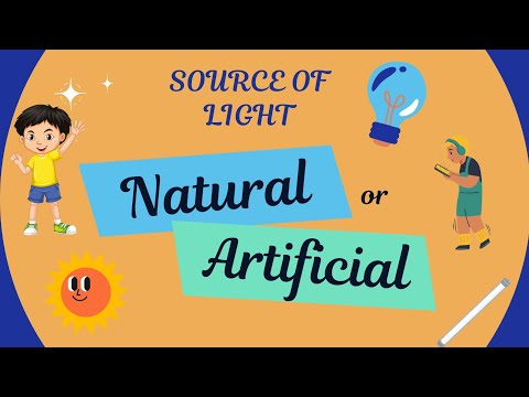 Sources of Lights| Discover Natural and Artificial Light Sources for kids