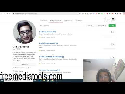 React.js Github API Username and Repositories UI Cards Component Using react-github-cards Library
