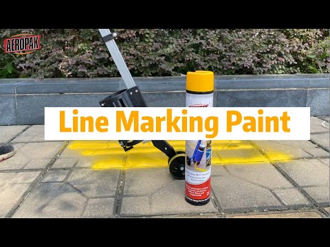 What is the best paint for line marking? —— AEROPAK Line Marking Paint Spray #linemarking