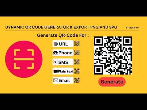 Dynamic QR Code Generator & Export PNG and SVG | Create Your Free QR Codes