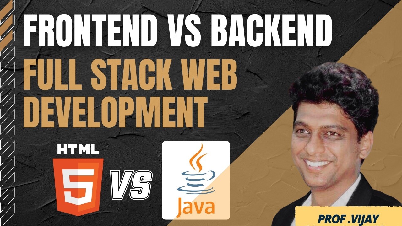 Frontend vs Backend – Full Stack Web Development #frontend  #backend  #fullstack #html #css #nodejs