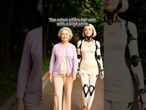Can a Robot Be a True Friend? | AI humanoid Robotic girl Klingai Short Film