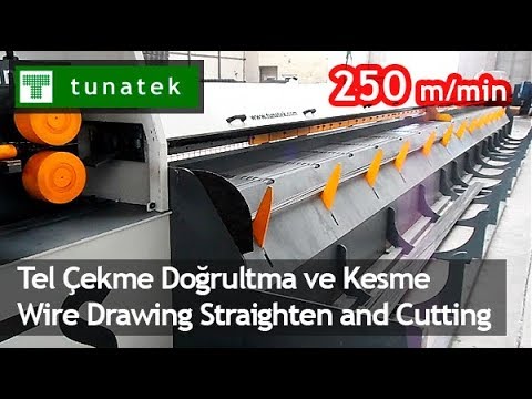 TT55S - 4 - 12 mm / Ultra High Speed Wire Drawing, Ribbing, Straightening and Cutting Machine