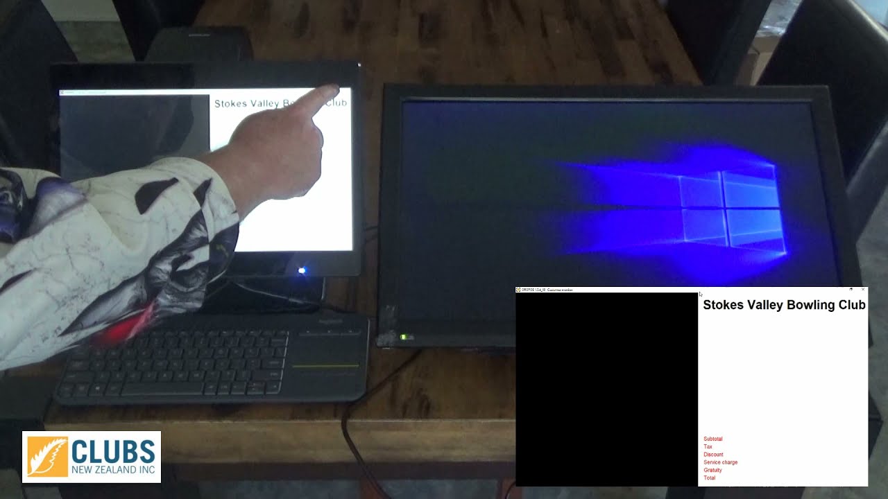 ClubPOS - How to setup the Customer Monitor