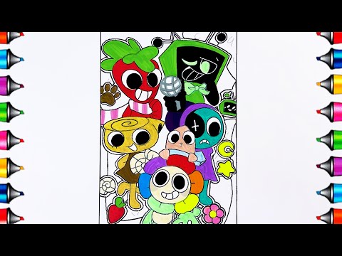 They Are Having / Fun Dandy`s World / Coloring Pages