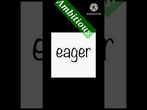 Synonyms of Eager |#englishvocabulary #speakingskills | @Lookatthat2810