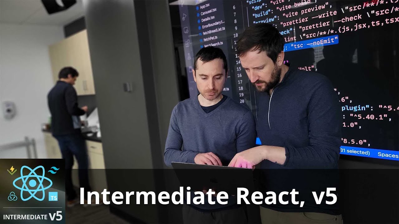 Intermediate React, v5 by Brian Holt | Preview