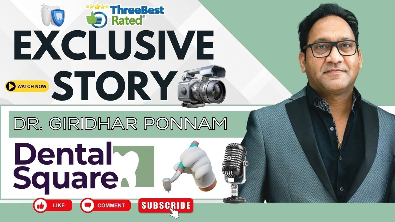 Dr. Giridhar Ponnam Wins 6th ThreeBestRated® Award 2026 | Best Dentist in Brampton