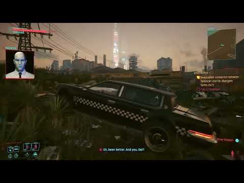 Cyberpunk 2077 Gameplay - Delamain Car #7 Retrieval