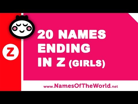 20 girl names ending in Z - the best baby names - www.namesoftheworld.net
