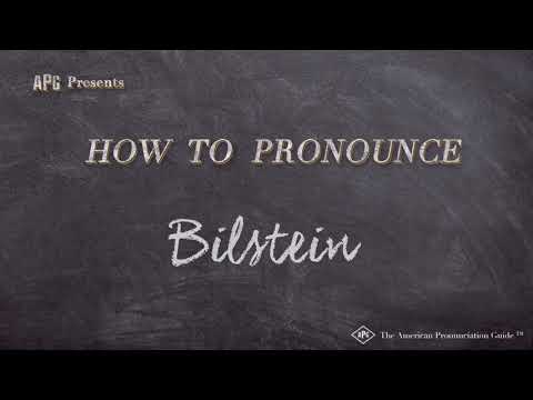 How to Pronounce Bilstein (Real Life Examples!)