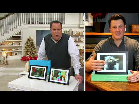 Skylight 10" Touch Screen Picture Frame with Email Sending on QVC