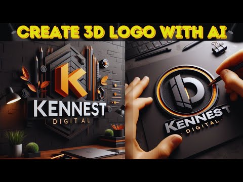 How to Create Realistic 3D Logo with AI | Free Stunning 3D Logo Generator