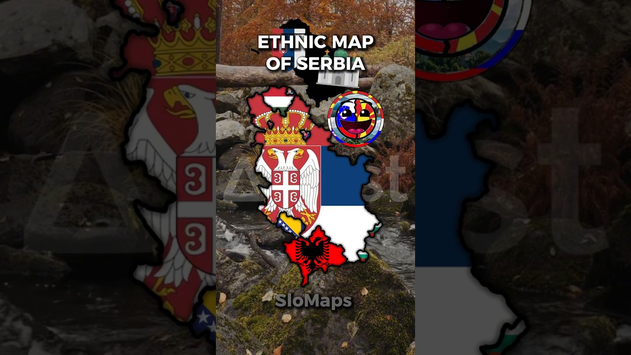 Ethnic Map of Serbia|[free for profit]@EnfeMapping