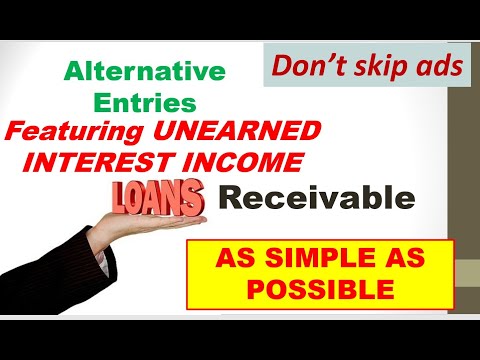 Episode 38- AS SIMPLE AS POSSIBLE Unearned Interest Income Account in LOANS RECEIVABLE ACCOUNTING