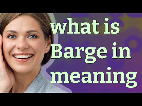 Barge in | meaning of Barge in